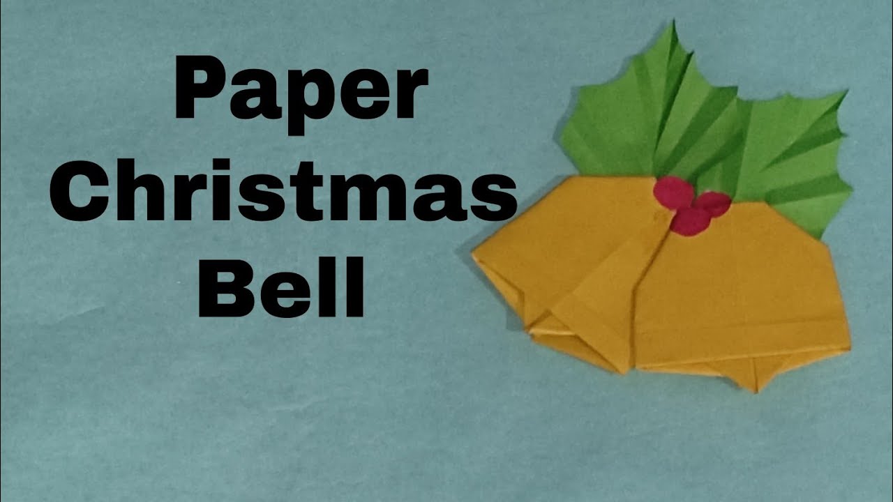 Easy Christmas Bell | Craft ideas | Paper craft easy | Bell - YouTube