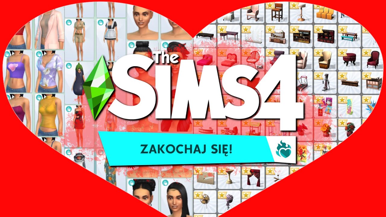 FIRST LOOK: THE SIMS 4 ZAKOCHAJ SIĘ 💖 CAS | TRYB KUPOWANIA (shein i ...