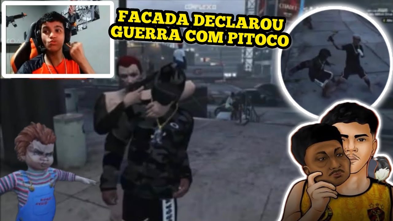 Pitoco dugera m4ta o coronel boy, e arrumar guerra com facada gta rp ...