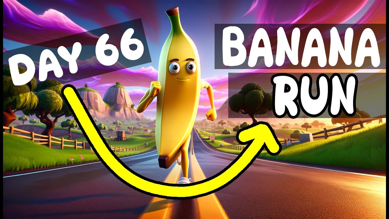 Peely Skin Run In Fortnite Day 66 Full Banana Run Fortnite Memes Youtube