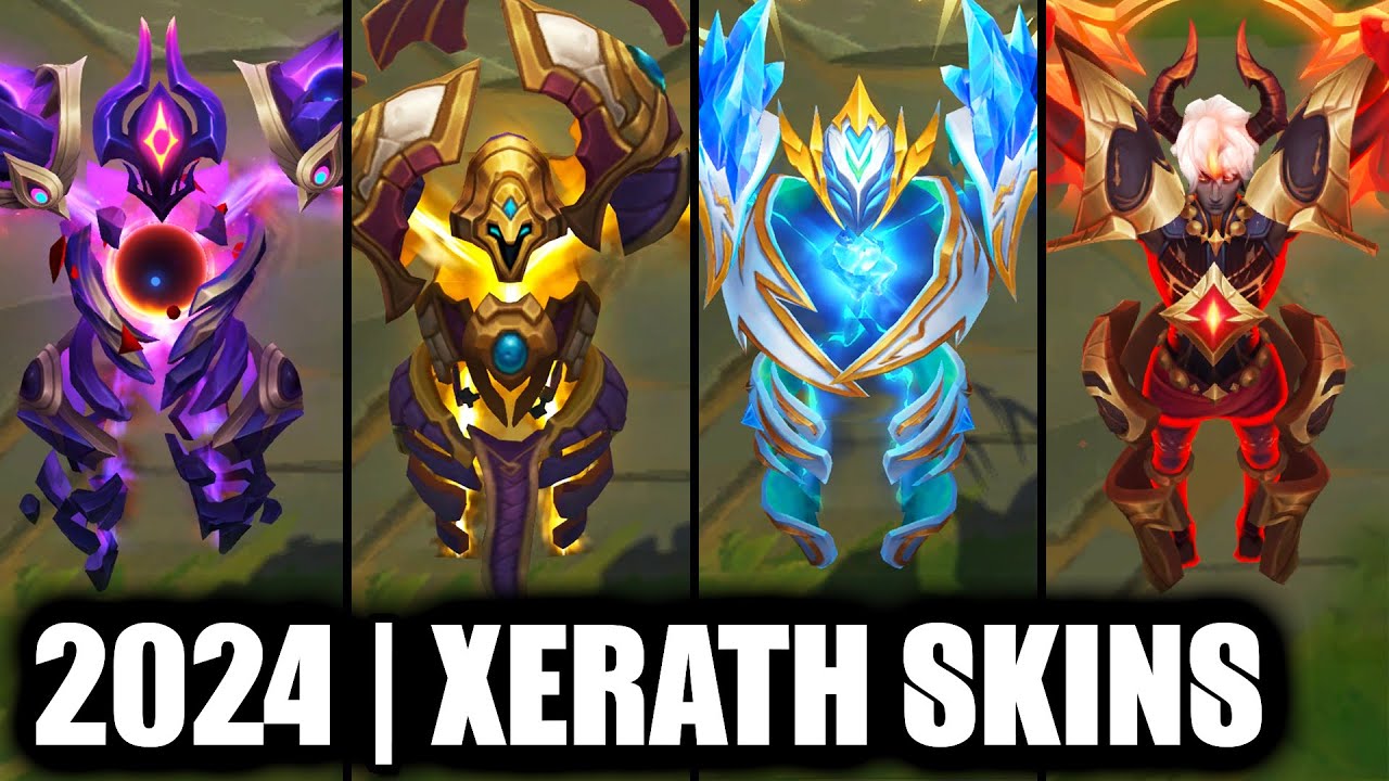 ALL XERATH SKINS SPOTLIGHT 2024 | League of Legends - YouTube