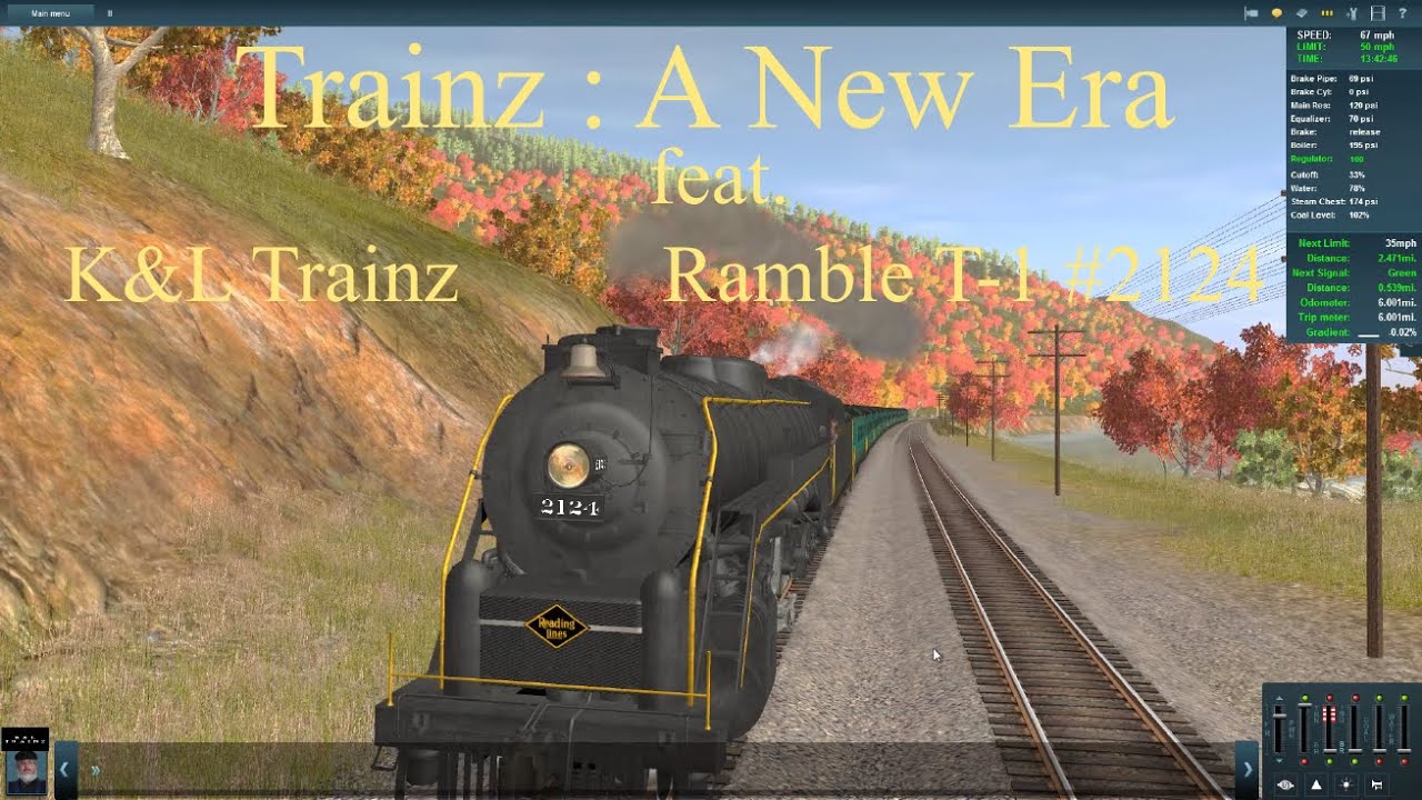 Trainz : A New Era feat. K&L Trainz Ramble Reading T-1 #2124 - YouTube