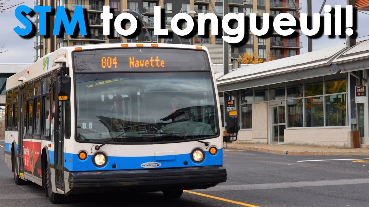 STM Montreal 25-214 - A ride to Longueuil! (2005 NovaBUS LFS - Full HD ...