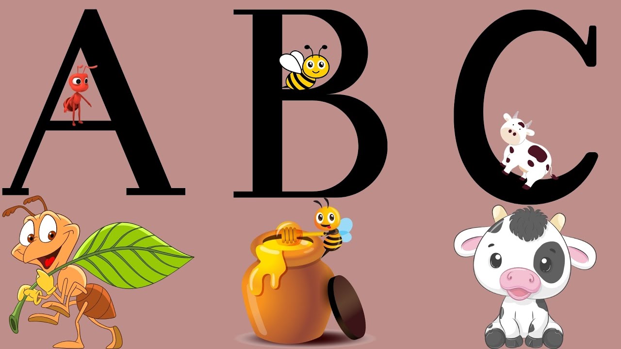 Learn Letters | ABC Song with Animals for Kids and Toddlers @Bakika the ...