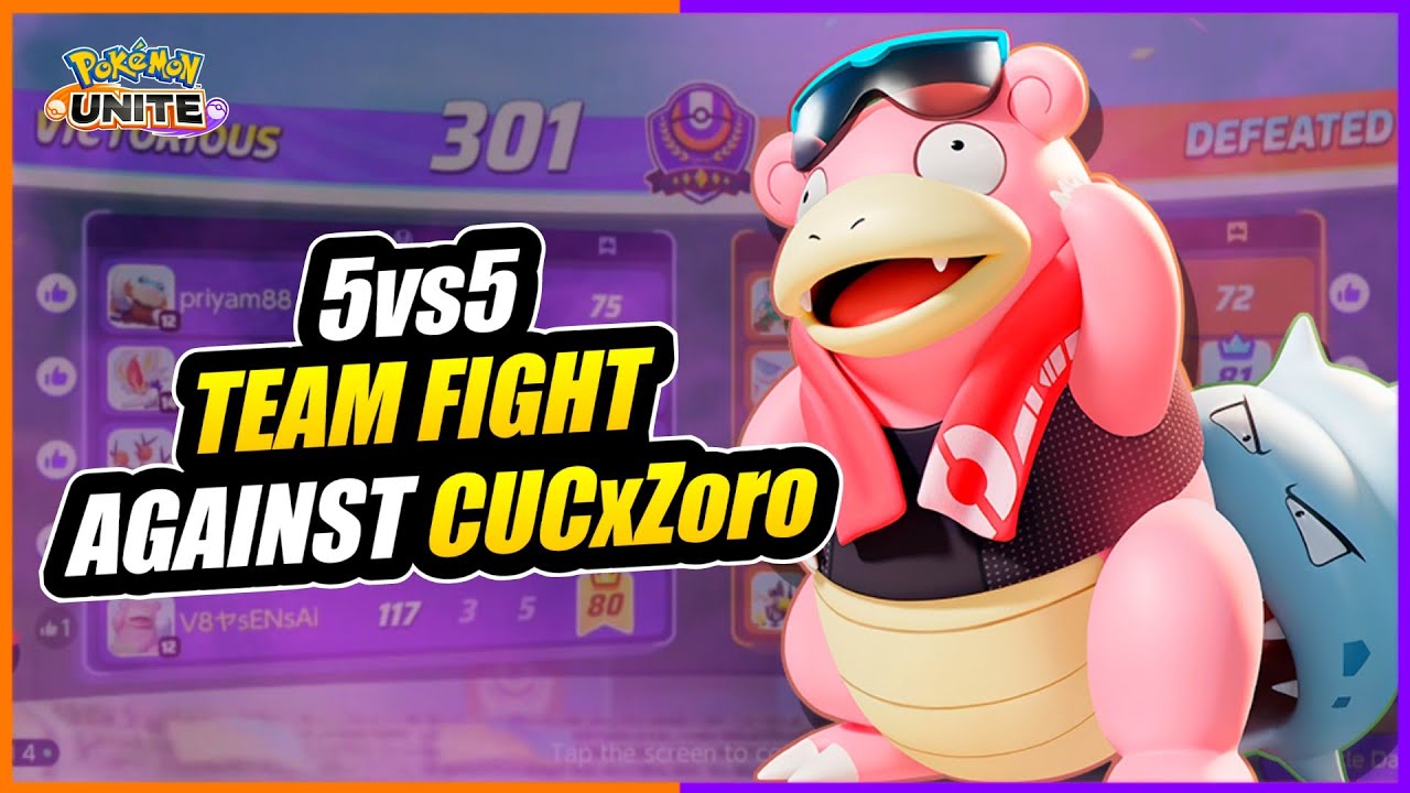 5 vs 5 TEAM FIGHT @sensai AGAINST @cucxzoro RANKED MATCH | POKEMON ...