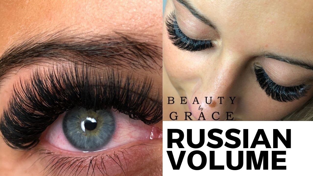Russian Volume Infill (Lash Extensions) - Beauty By Grace Pope - YouTube