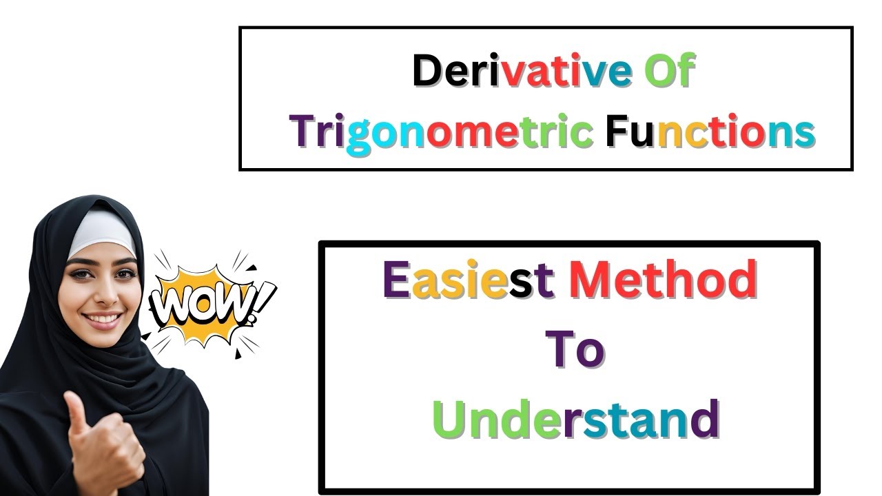 Derivatives of Trigonometric Functions Exposed! DAE Math |Easiest Math - YouTube