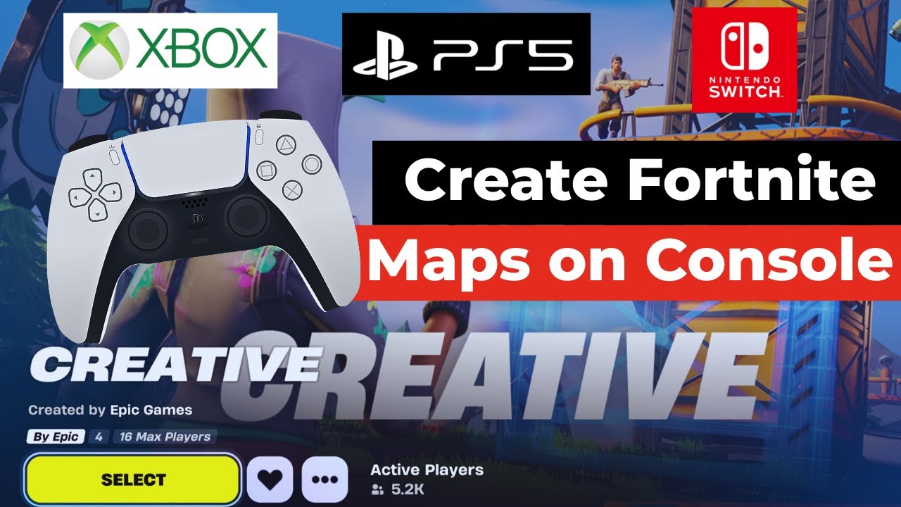 How to create maps on console with Fortnite Creative (In-Game FN ...
