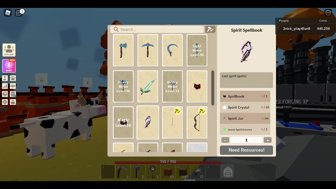 [INFO] Spirit Spellbook Need Resources! (NEW UPDATE OUT) in Roblox ...