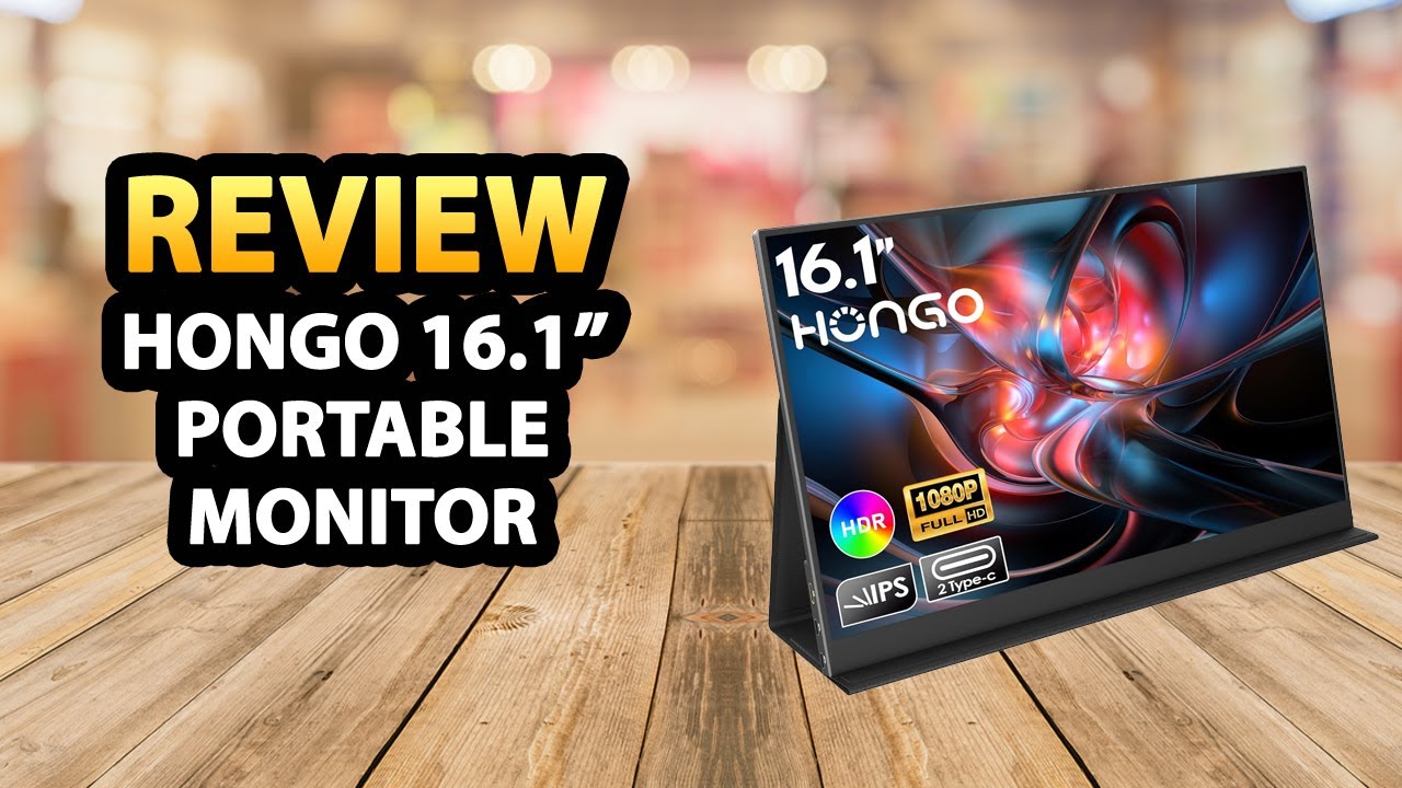 Hongo 16.1" FHD 1080P IPS Portable Monitor Review - YouTube