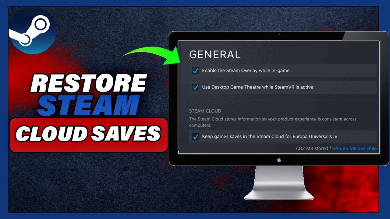 How To Restore Steam Cloud Saves On Windows | (Step By Step 2025) - YouTube