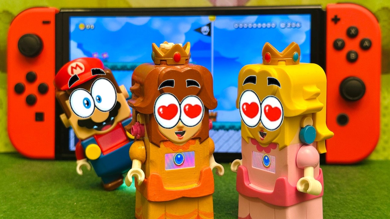 Is Princess Daisy and Princess Peach in love with Mario? 🤔💖 Lego Mario ...