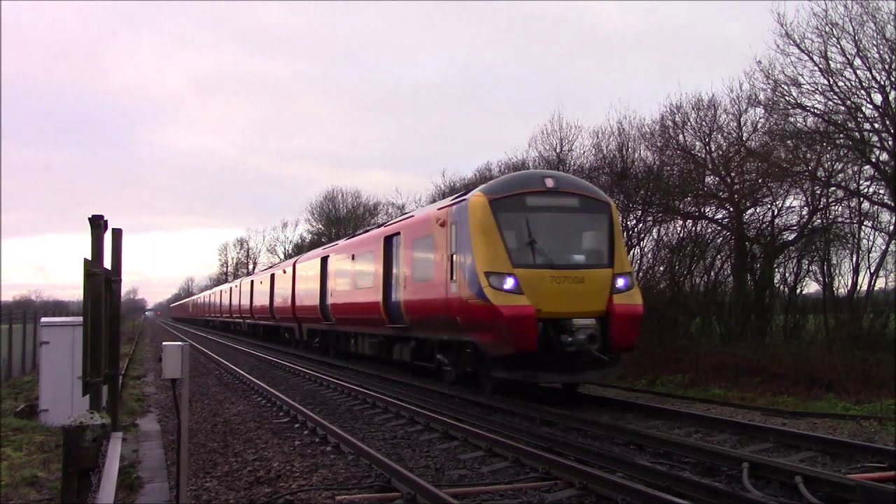 Ex-SWR Class 707 on Driver Training in Kent 16/1/21 - YouTube