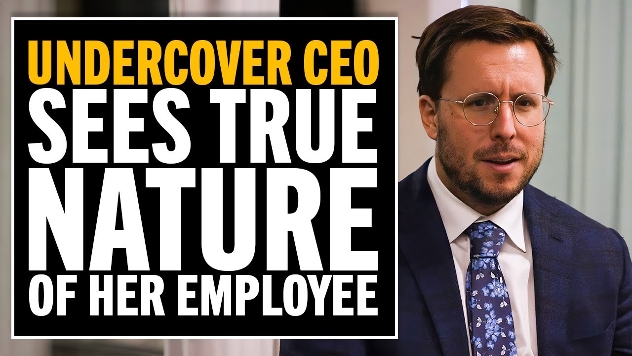 Undercover CEO Catches Sexist Manager In The Act! - YouTube