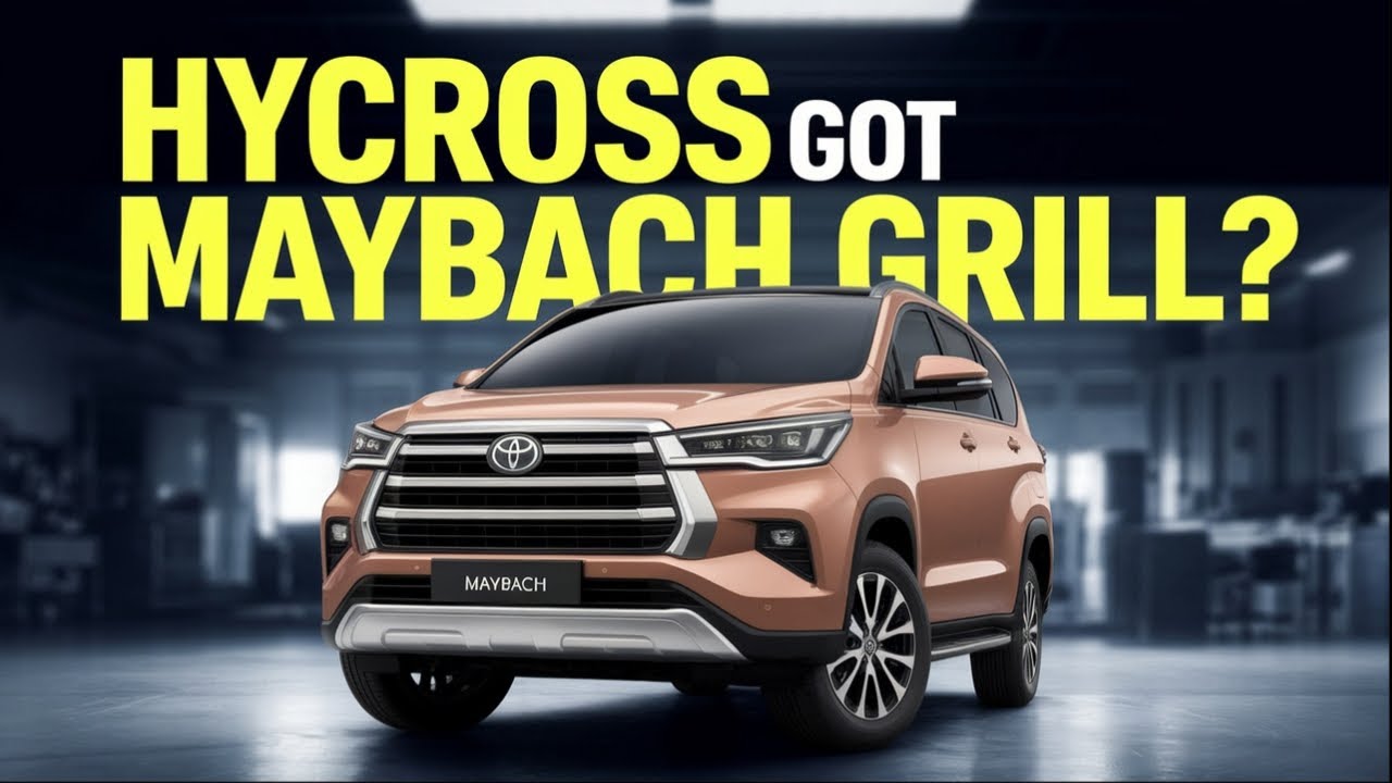 We Loaded This Innova Hycross with amazing upgrades, Maybach Grill ...