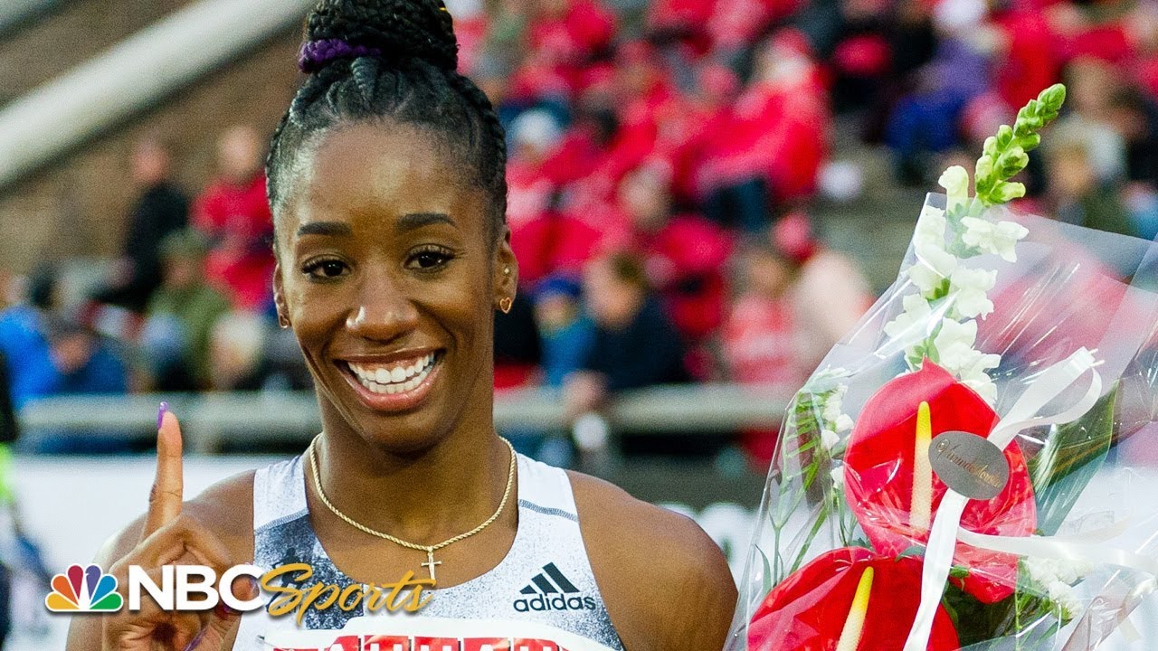 Keni Harrison pulls away for 100m hurdles title at Diamond League | NBC ...