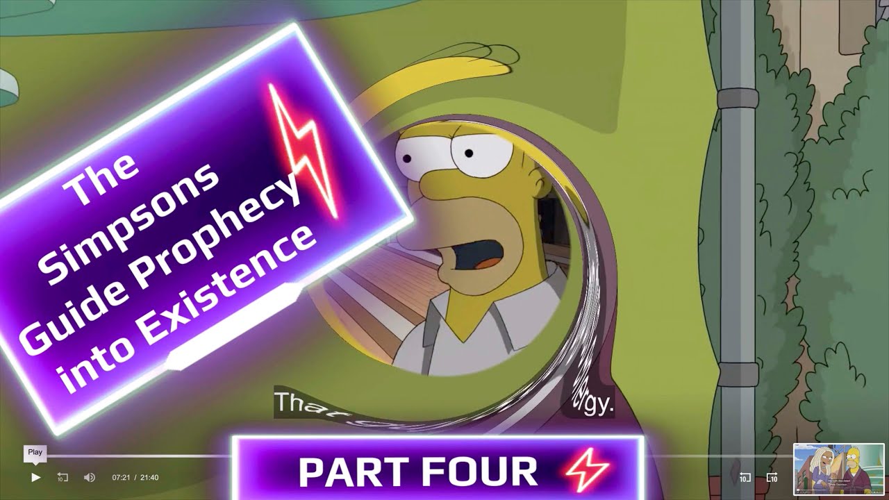 The Simpsons Guide Prophecy into Existence, PART FOUR, Wednesday 18 ...
