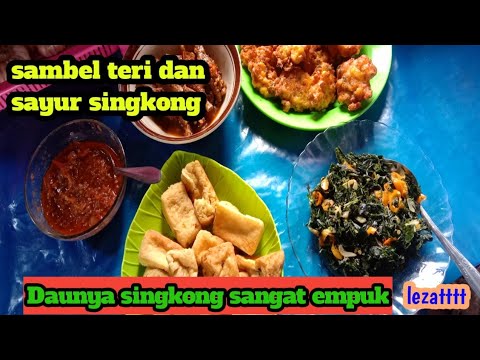 part 7 || bumil lagi masak sambel Pete,tumis singkong dan pergedel jagung.