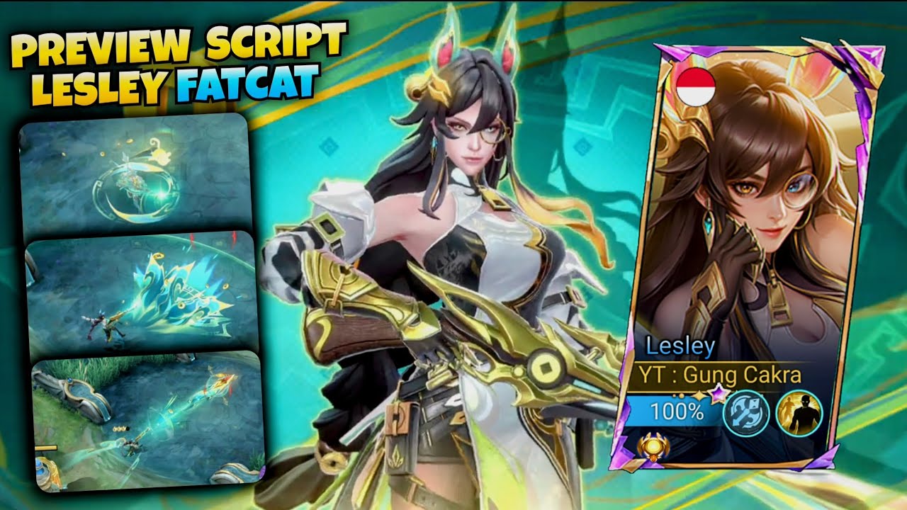 Preview Script Skin Lesley Fatcat | No Password - Early Access - YouTube