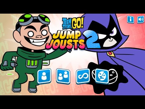 Teen Titans Go Jump Jousts 2 - Gizmo (CN Games) - YouTube