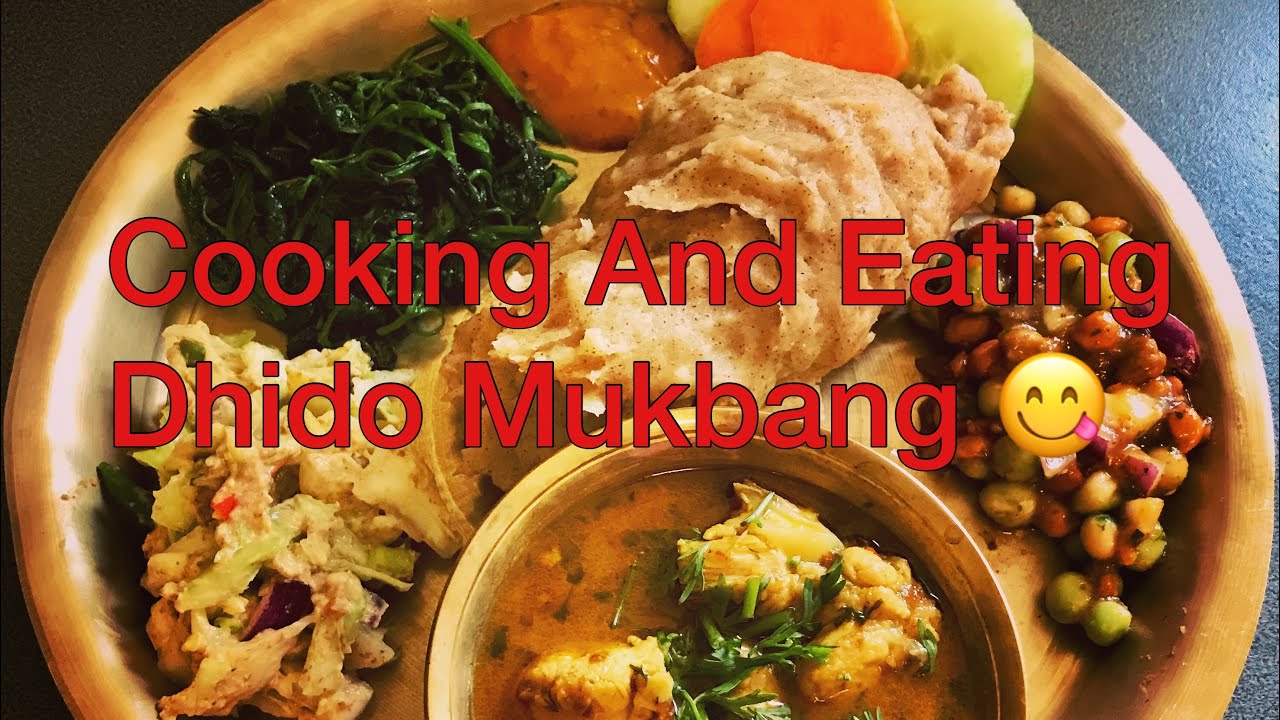 Nepali Cooking//Cooking & Eating//Dhido Mukbang 😋 - YouTube