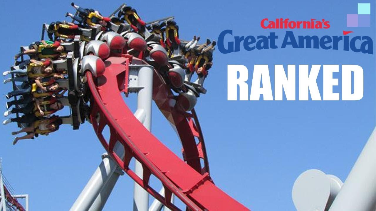 Top 10 Best Rides & Roller Coasters At California’s Great America - YouTube