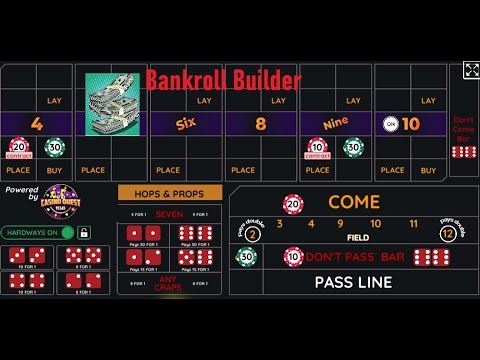 Craps Strategy | Bankroll Builder - YouTube