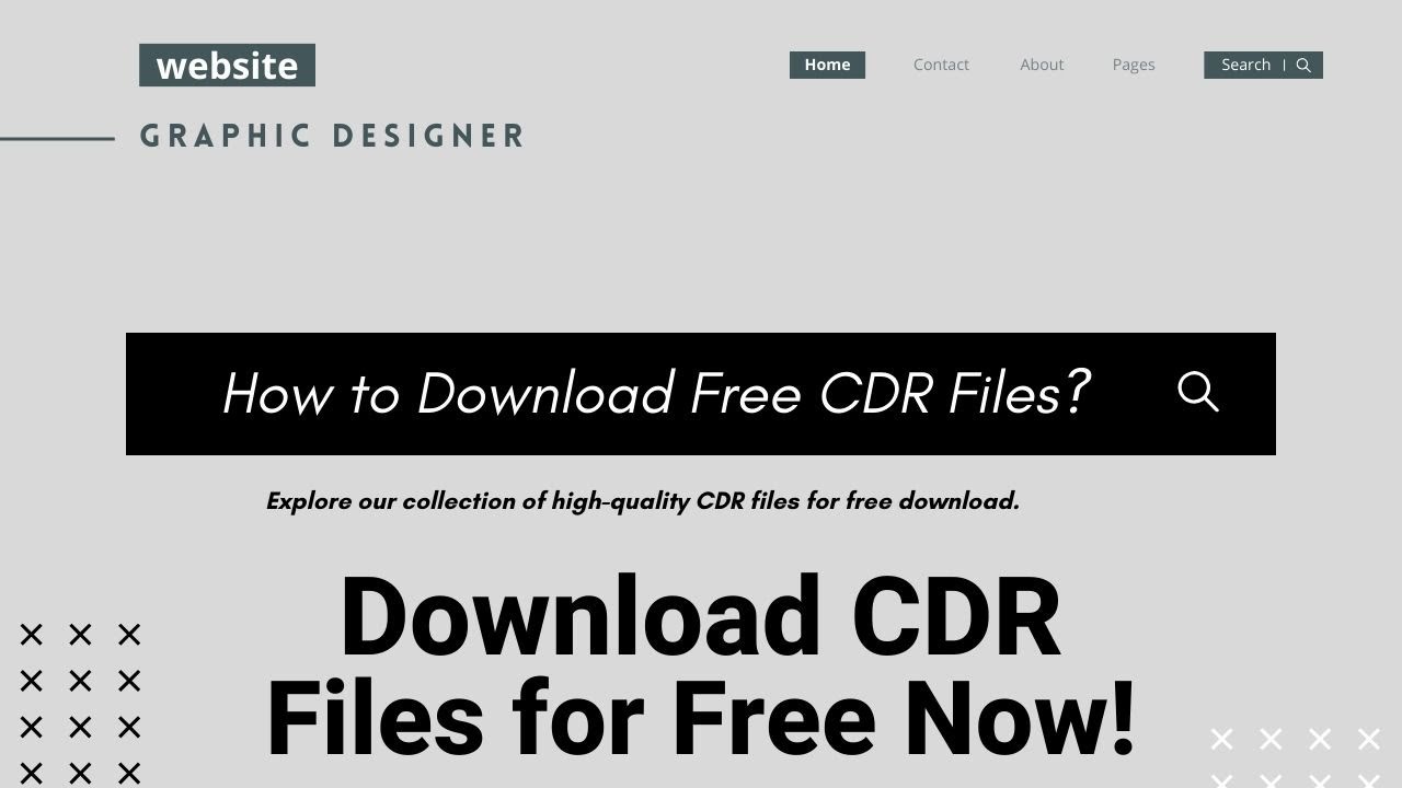 How to Download Free CDR Files - YouTube