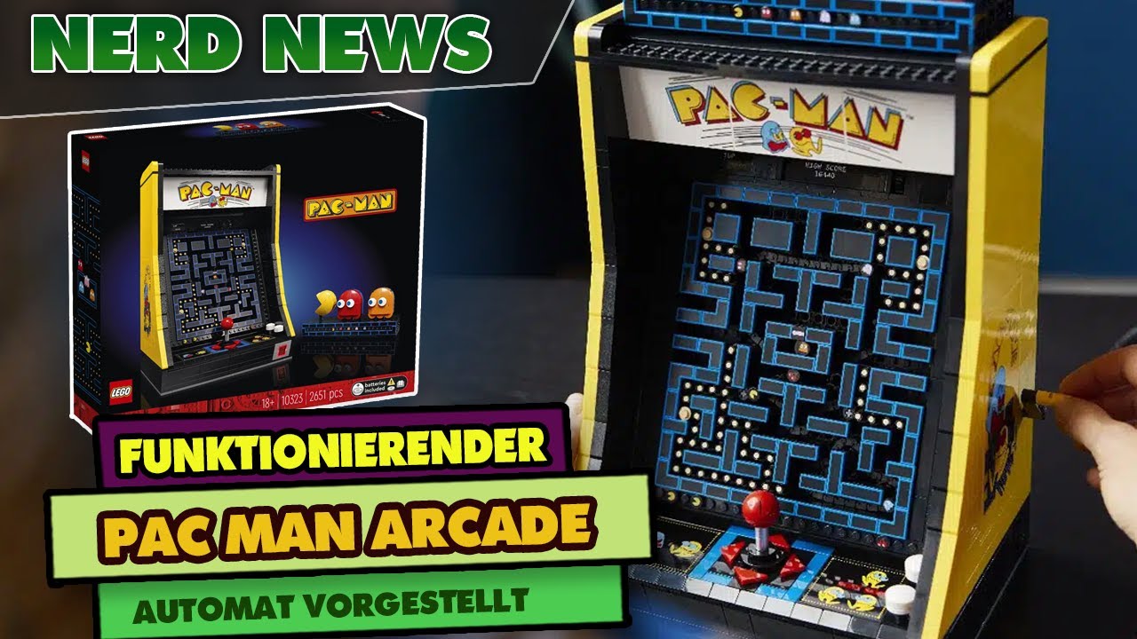 Retro Arcade Feeling: PAC MAN Arcade Automat aus LEGO 10323 Vorgestellt ...