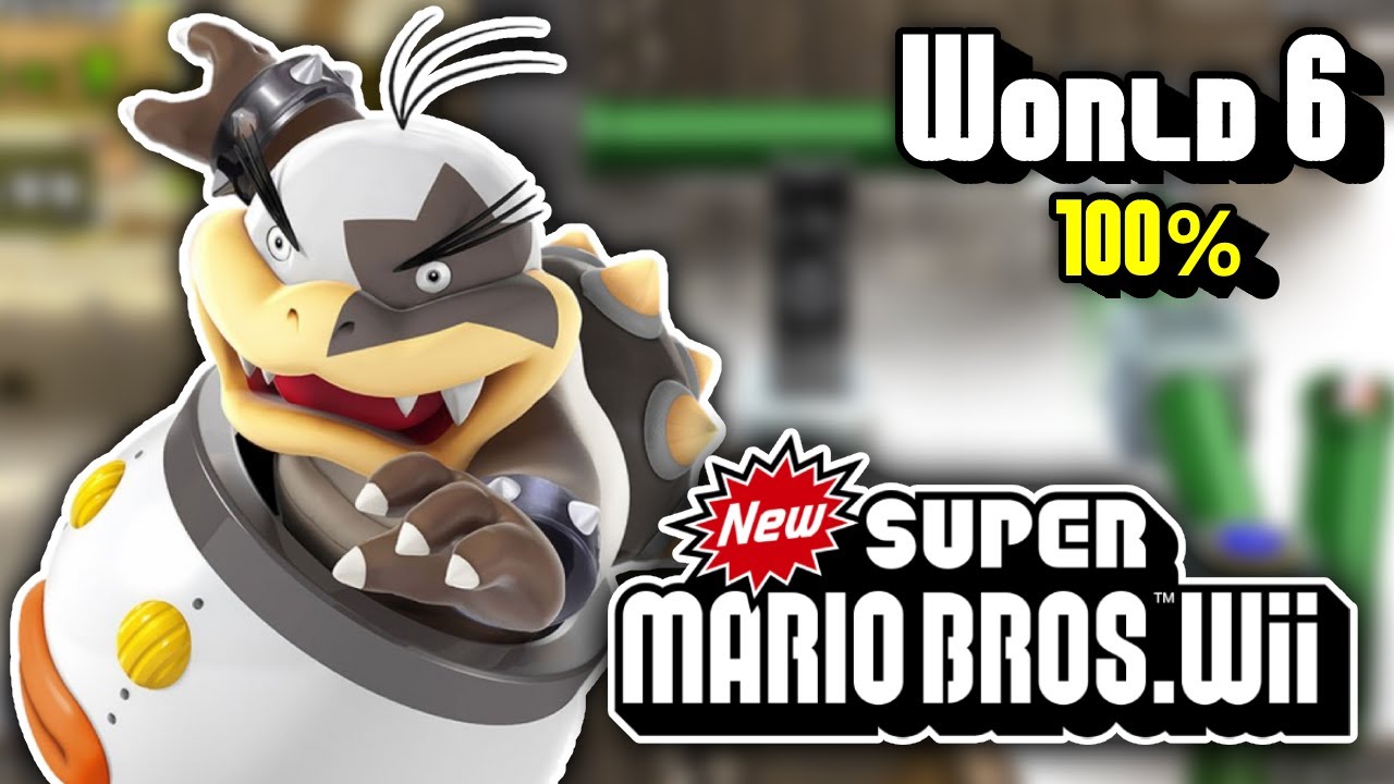 New Super Mario Bros. Wii - World 6 100% Walkthrough (All Star Coins ...