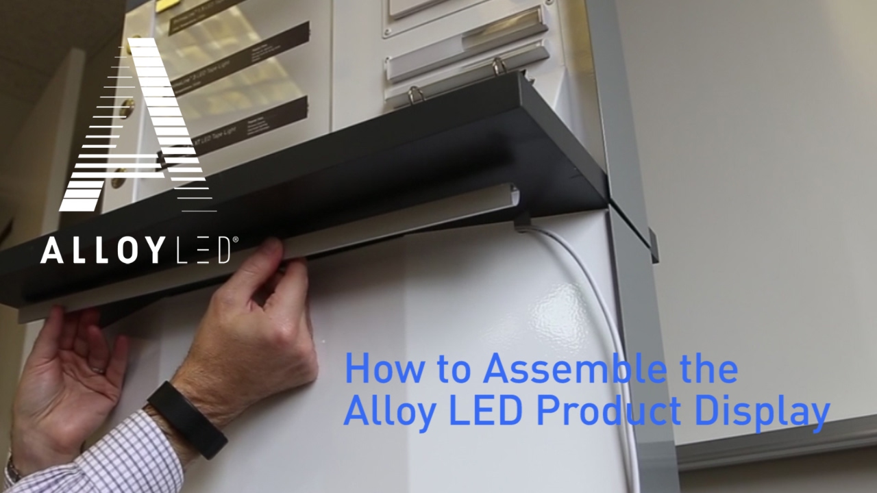 How to Assemble the Alloy LED Product Display - YouTube