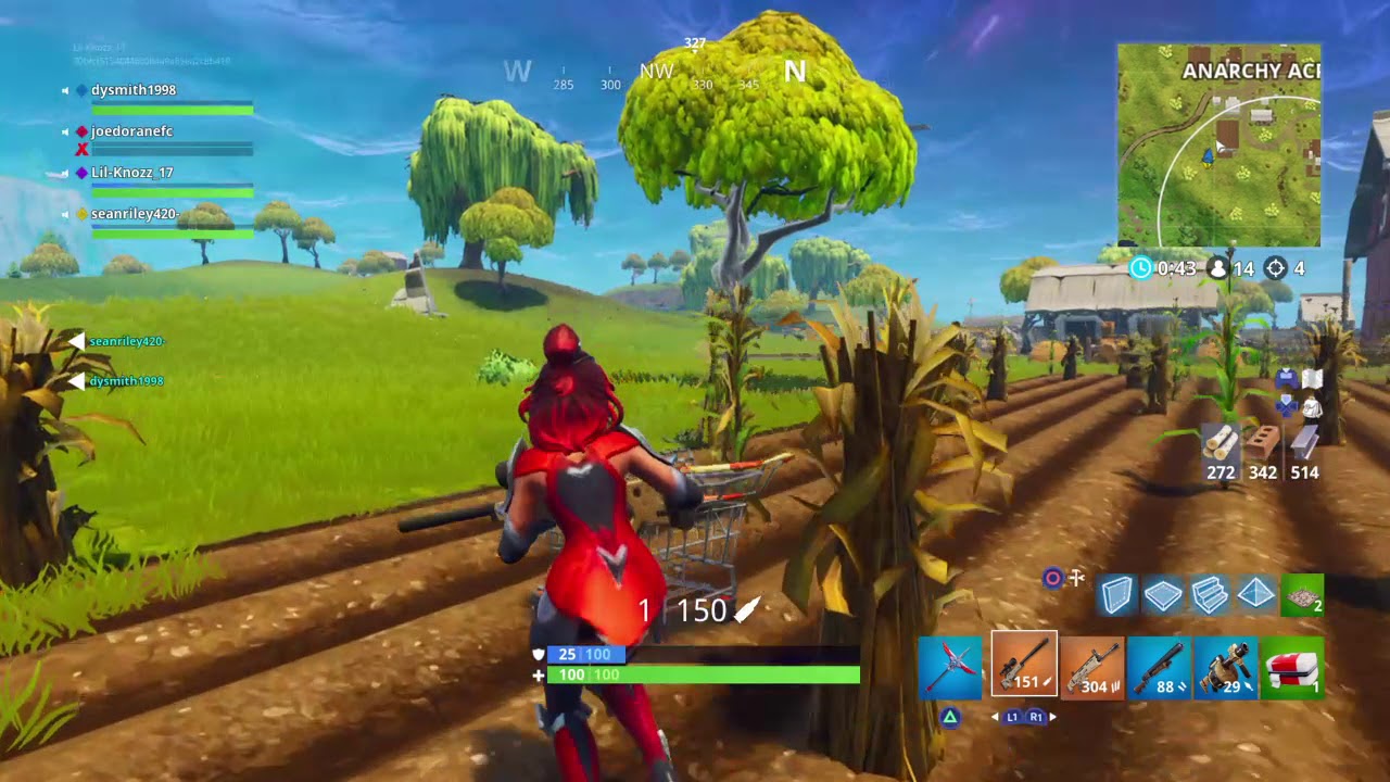 Fortnite shopping trolley - YouTube