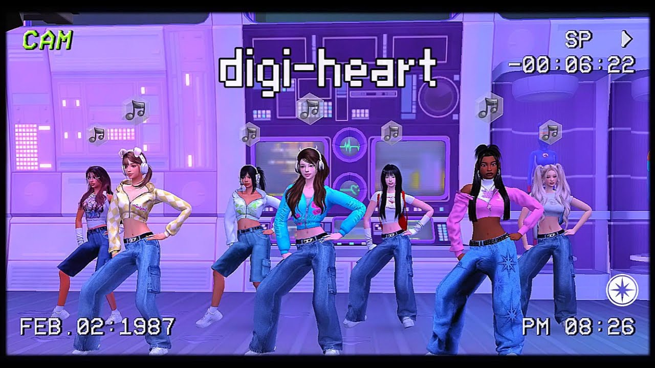 i let AI make a k-pop song...|VIVID-“Digi-Heart”💜|Sims 4 kpop MV| - YouTube