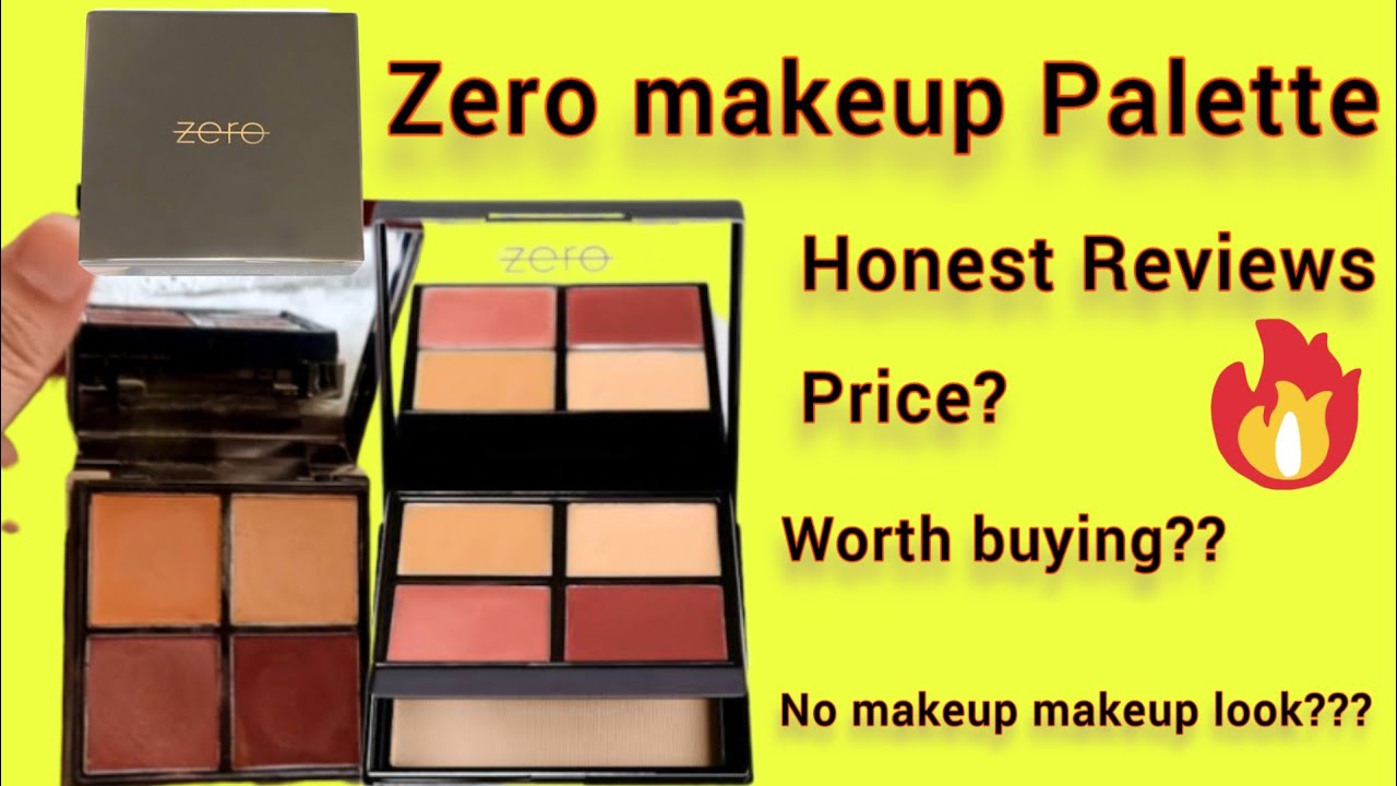Zero makeup Palette honest reviews|zero makeup Palette price in ...