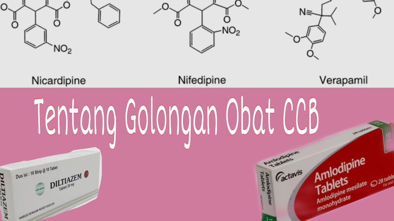 Amlodipin & Mekanisme kerja obat CCB lainya dalam Hipertensi - YouTube