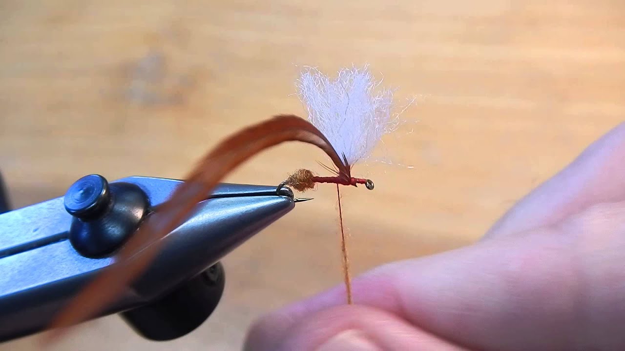 Tying the cinnamon parachute ant with Arrick's Fly Shop - YouTube