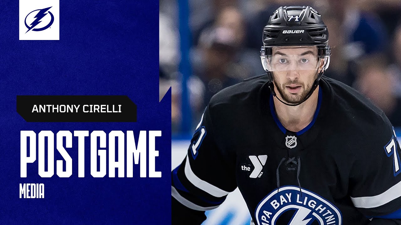 Postgame Media | Anthony Cirelli - YouTube