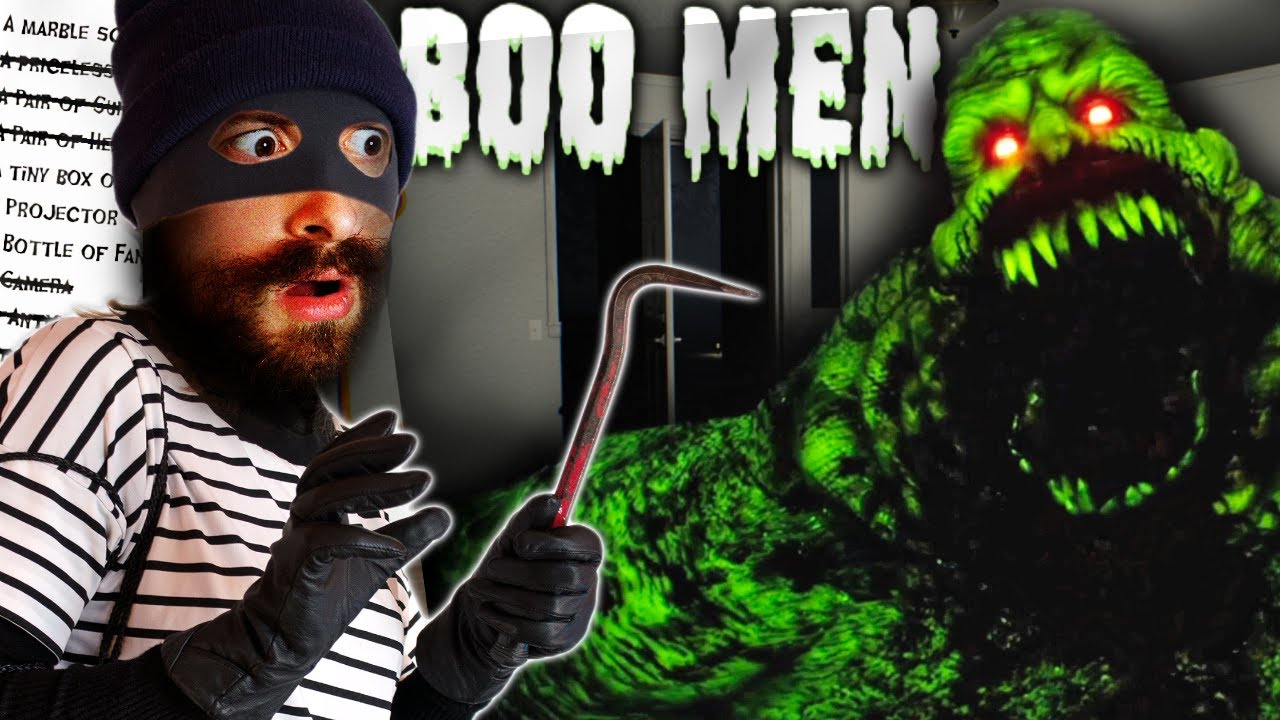 ROBBING A HAUNTED HOUSE GONE WRONG! | Boo Men (Gameplay) - YouTube