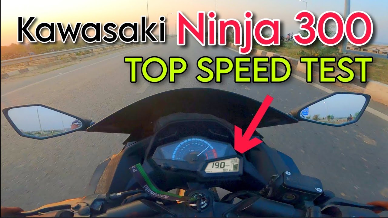 Ninja 300 Bs6 Top Speed Test (Shocking Result) Kawasaki Ninja 300 ...