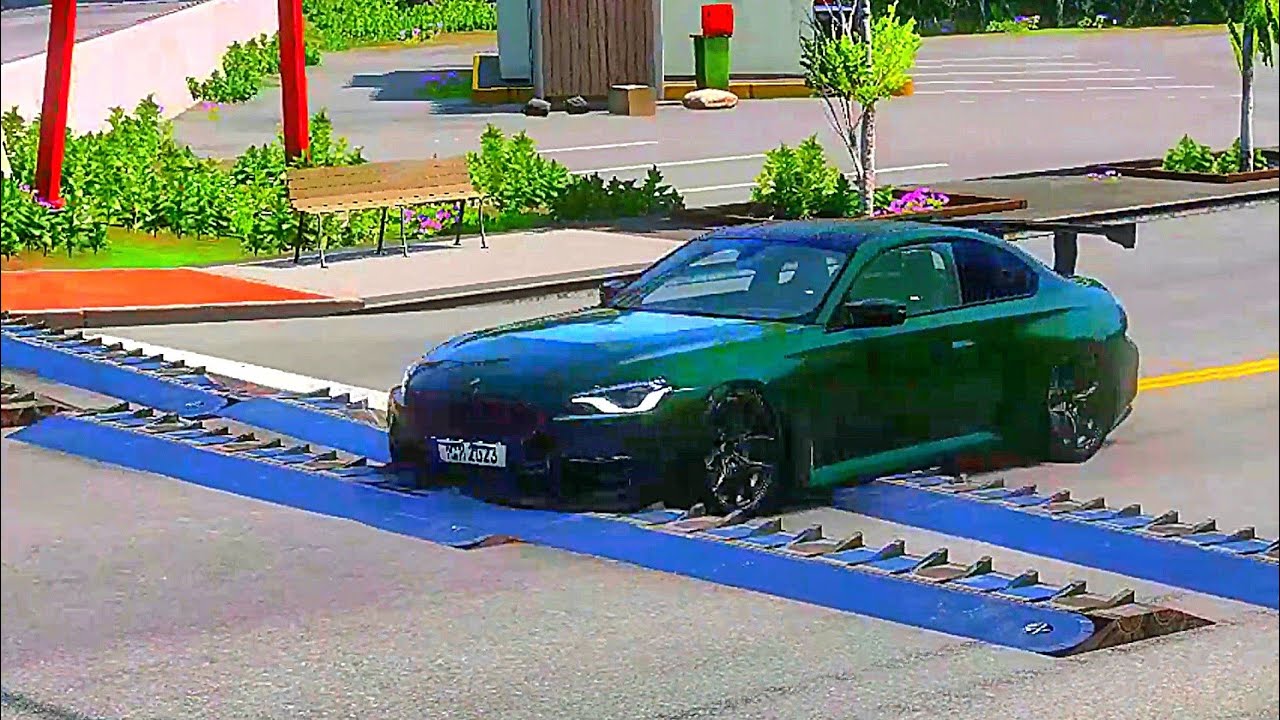 Cars vs Spikes Trap | BeamNG.Drive - YouTube