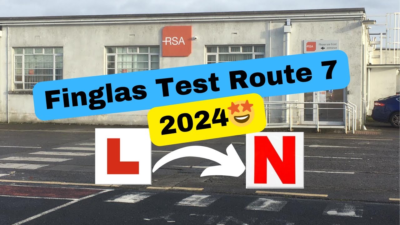 Finglas Driving Test Route 2024-Route 7 - YouTube