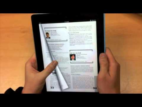 iPad E-Book Interface Prototype Demo [Video] - YouTube
