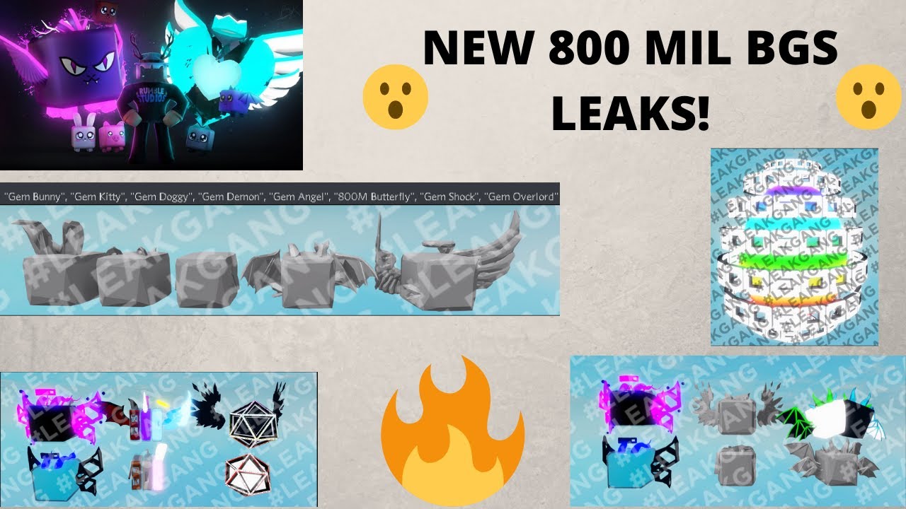 NEW 800 MILLION BGS UPDATE LEAKS!!!!! - YouTube