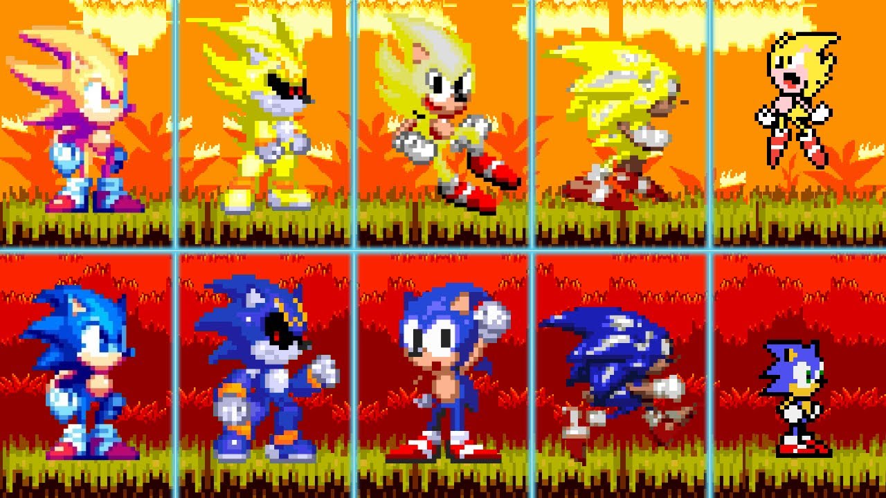 Evolution of Sonic 3 Mods (Sonic Moon Facility,Sonic Roboticized,Proto ...