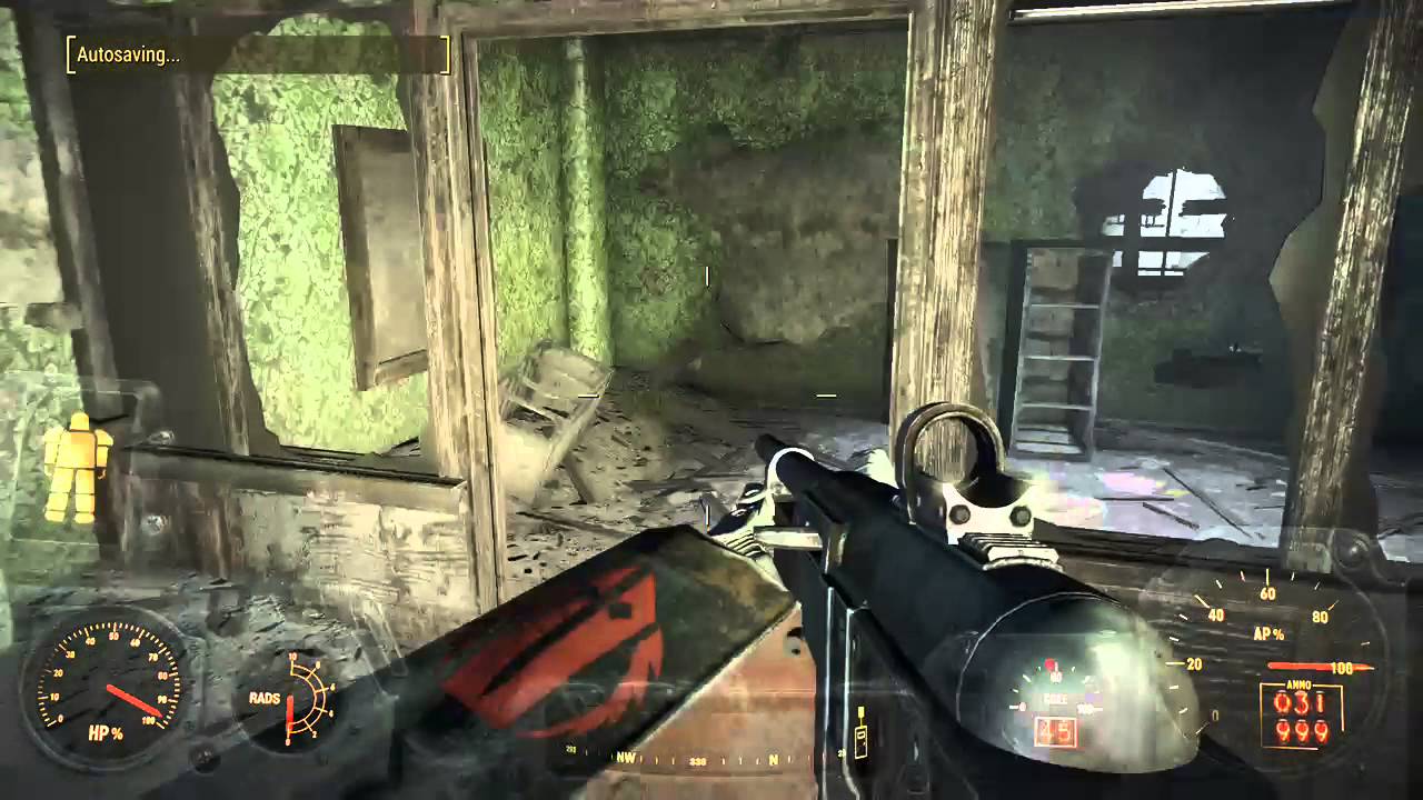 Broken laser turrets in fallout 4 OP AF - YouTube