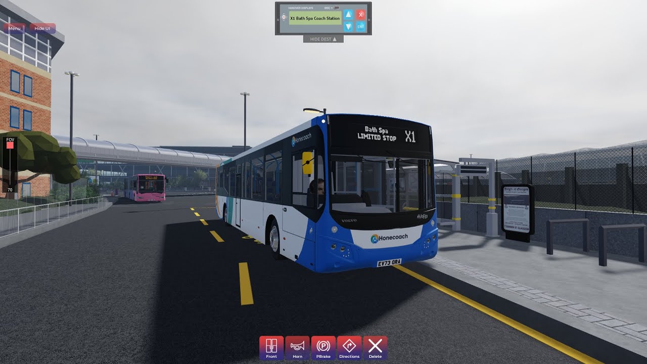 Driving the new Volvo B8RLE MCV Evora in Bathwick - YouTube