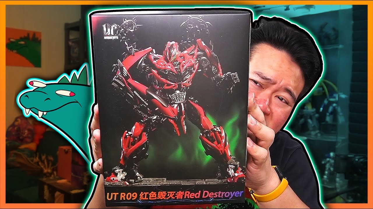 JUST PLAYIN' with the Unique Toys STINGER [R-09 Red Destroyer] - YouTube
