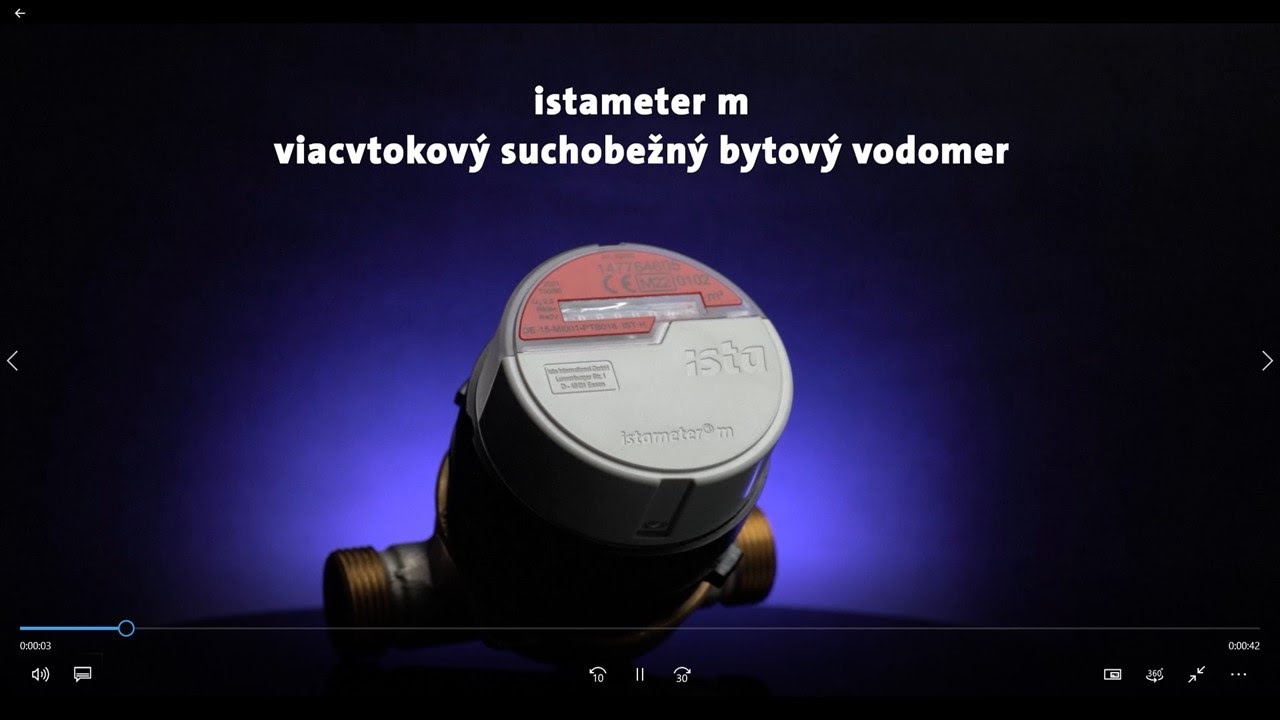 Bytový vodomer istameter m - YouTube