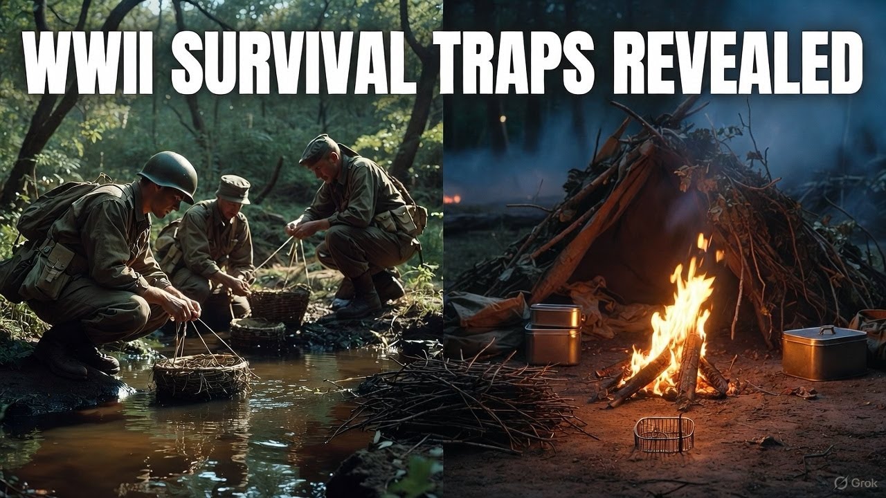 The WWII Survival Traps That Fed Soldiers When Supplies Ran Out - YouTube