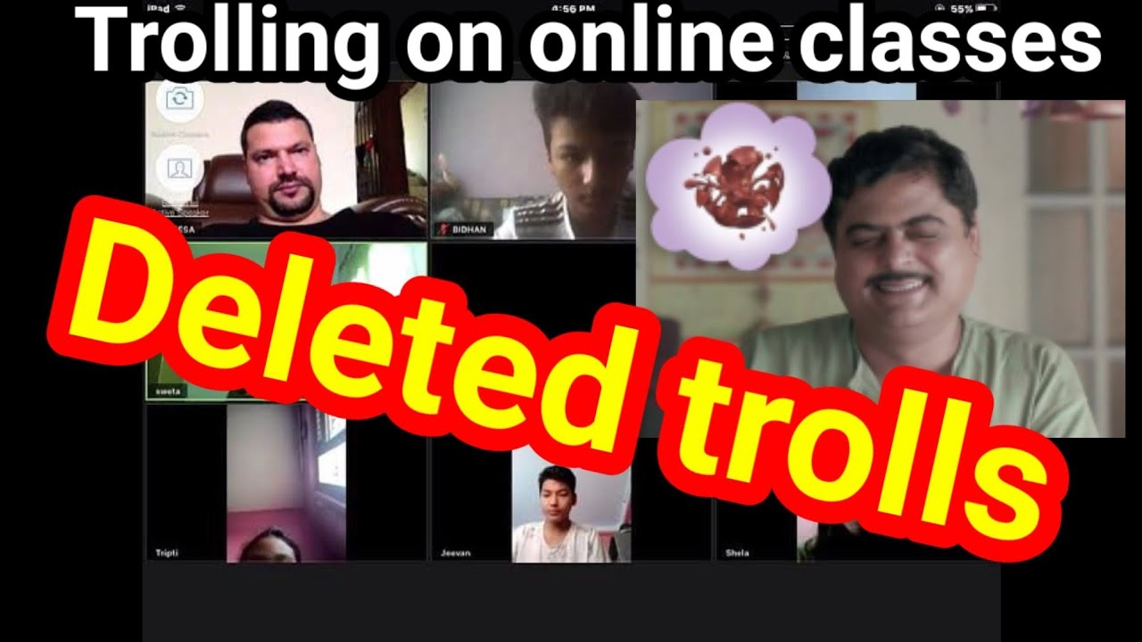 Trolling on online classes 🤣 || unseen trolls || deleted trolls || FUN ...